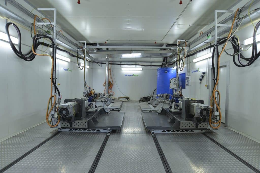 Automotive climatic test cell
