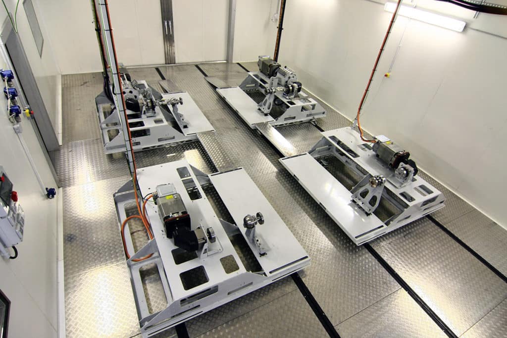 Automotive climatic test cell