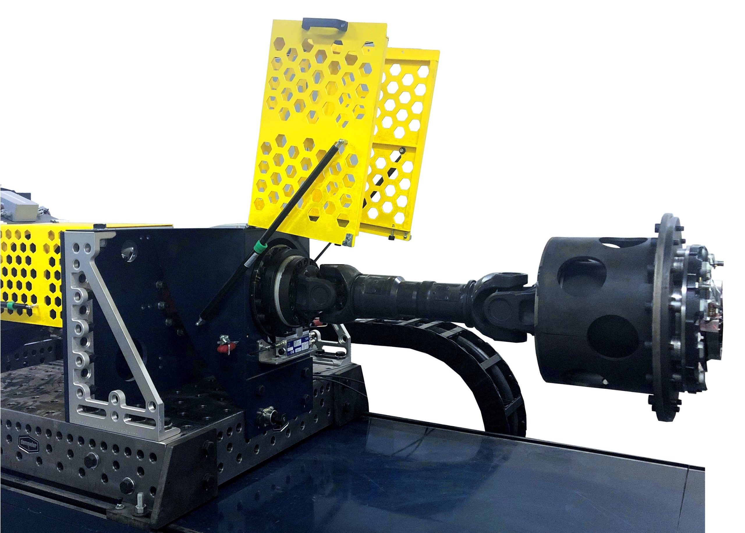 GreenMot e-bench for developing heavy duty vehicles axles